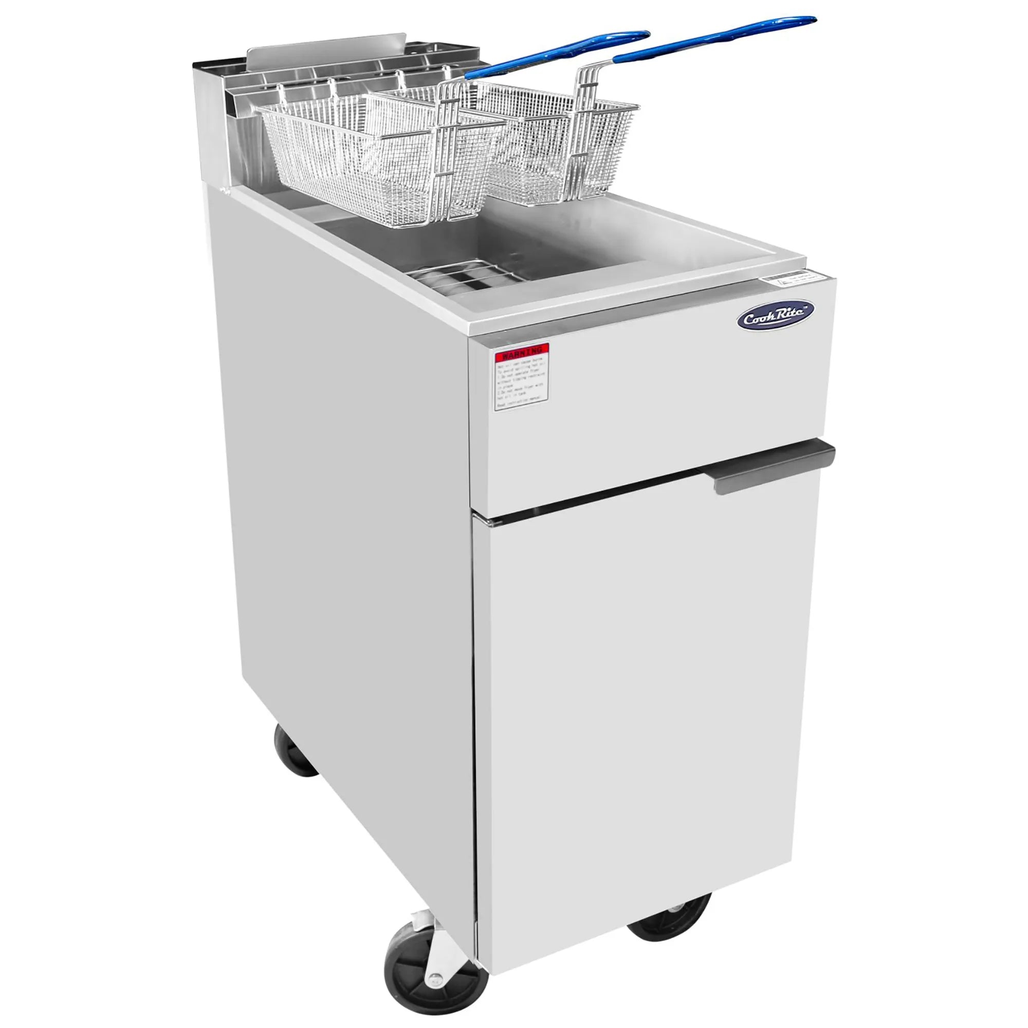 Atosa ATFS-50ES Natural Gas/Propane 50LB High Efficiency Fryer ...