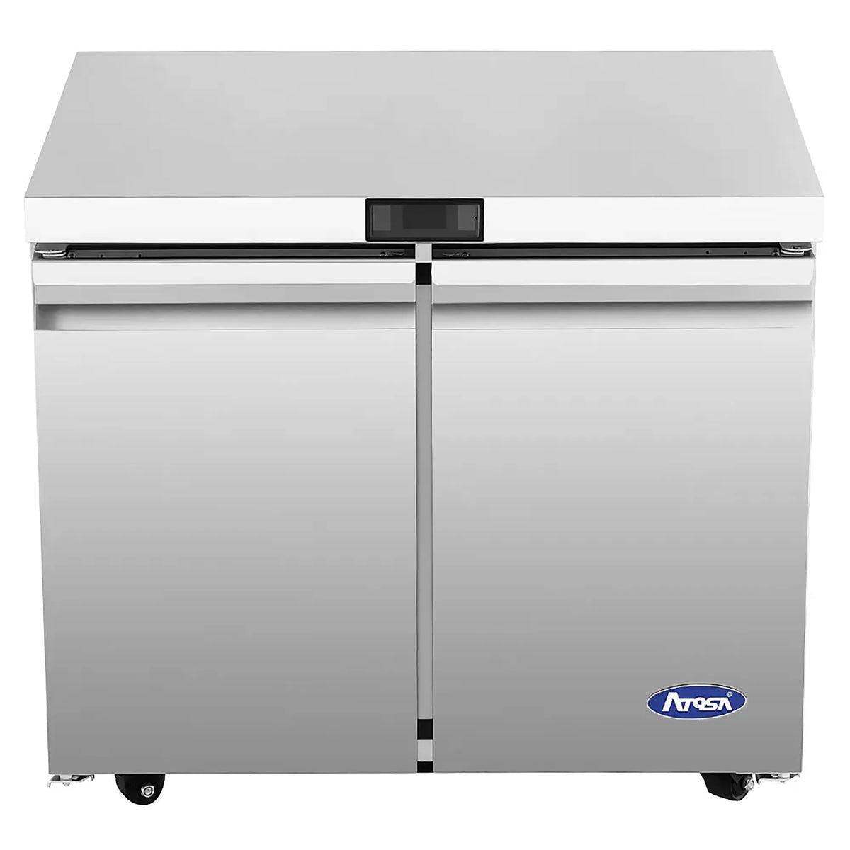 Atosa AUF36SD Double Door 36" Freezer Work Table — Phoenix Food Equipment