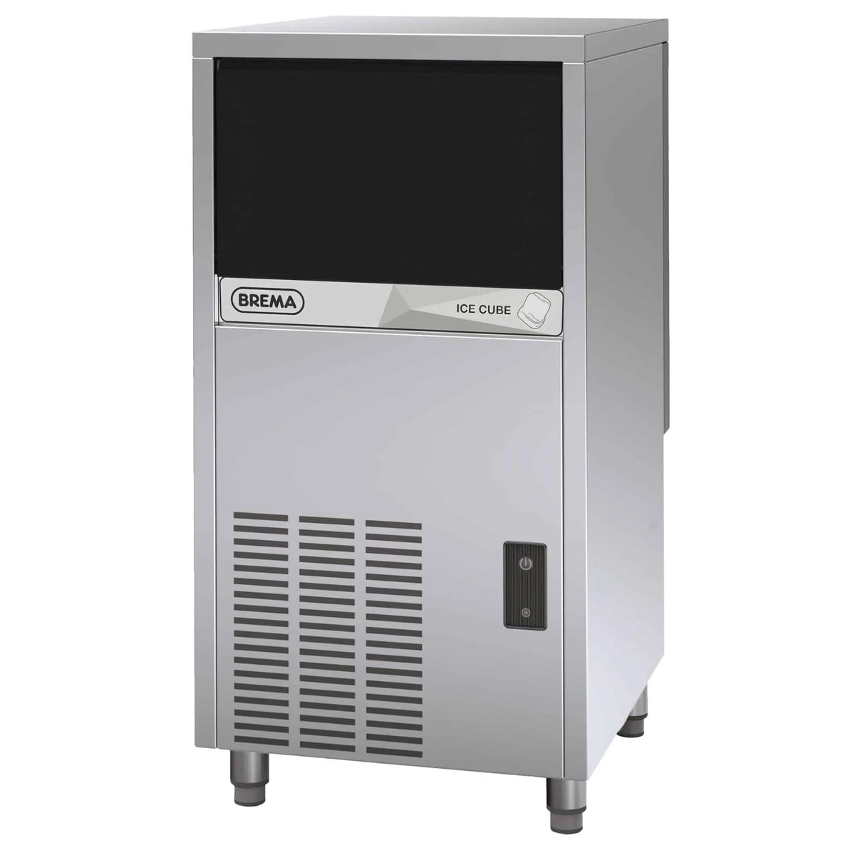 Brema CB249A-HC-AWS Under Counter Ice Machine, Cube Shaped Ice - 79LBS ...