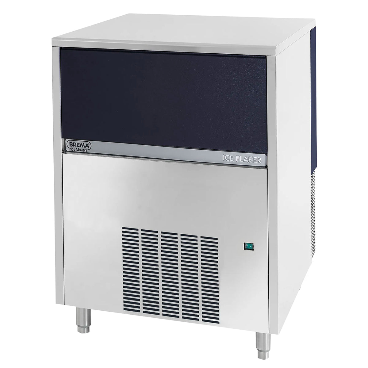 Brema GB1504A-HC Under Counter Ice Machine, Flake Shaped Ice - 368LBS ...