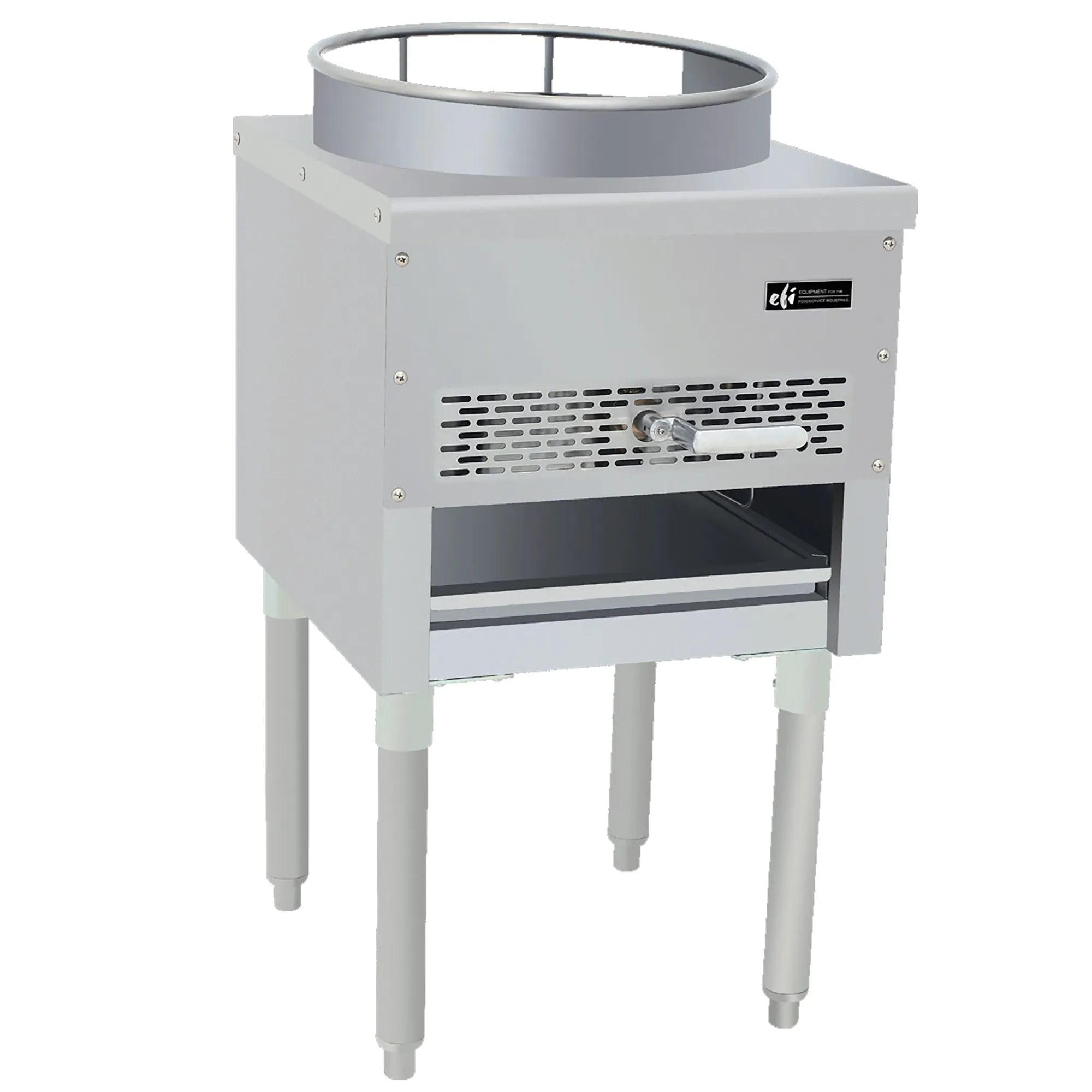 EFI RCTWR-16 Series Natural Gas/Propane Single 16" Wok Range