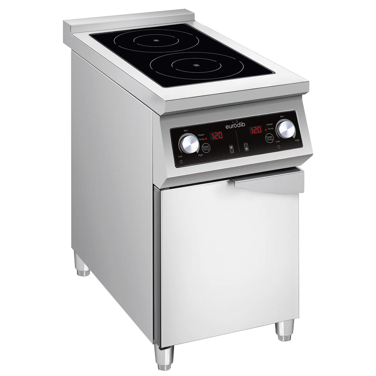 Eurodib FCIHD235D3PH Floor Model Commercial Double Electric Induction ...