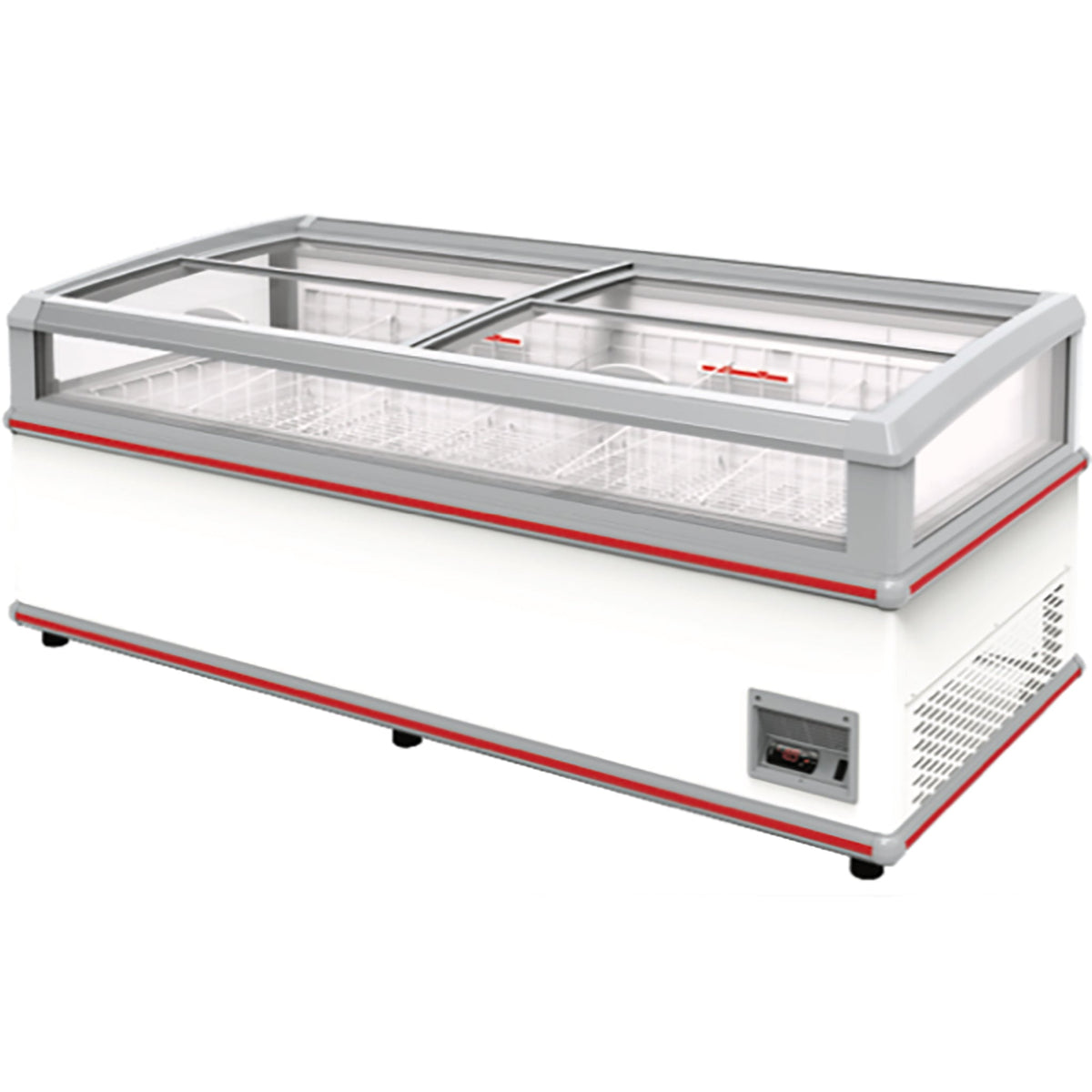 Excellence SM-6 Deluxe 74" Display Chest Freezer — Phoenix Food Equipment