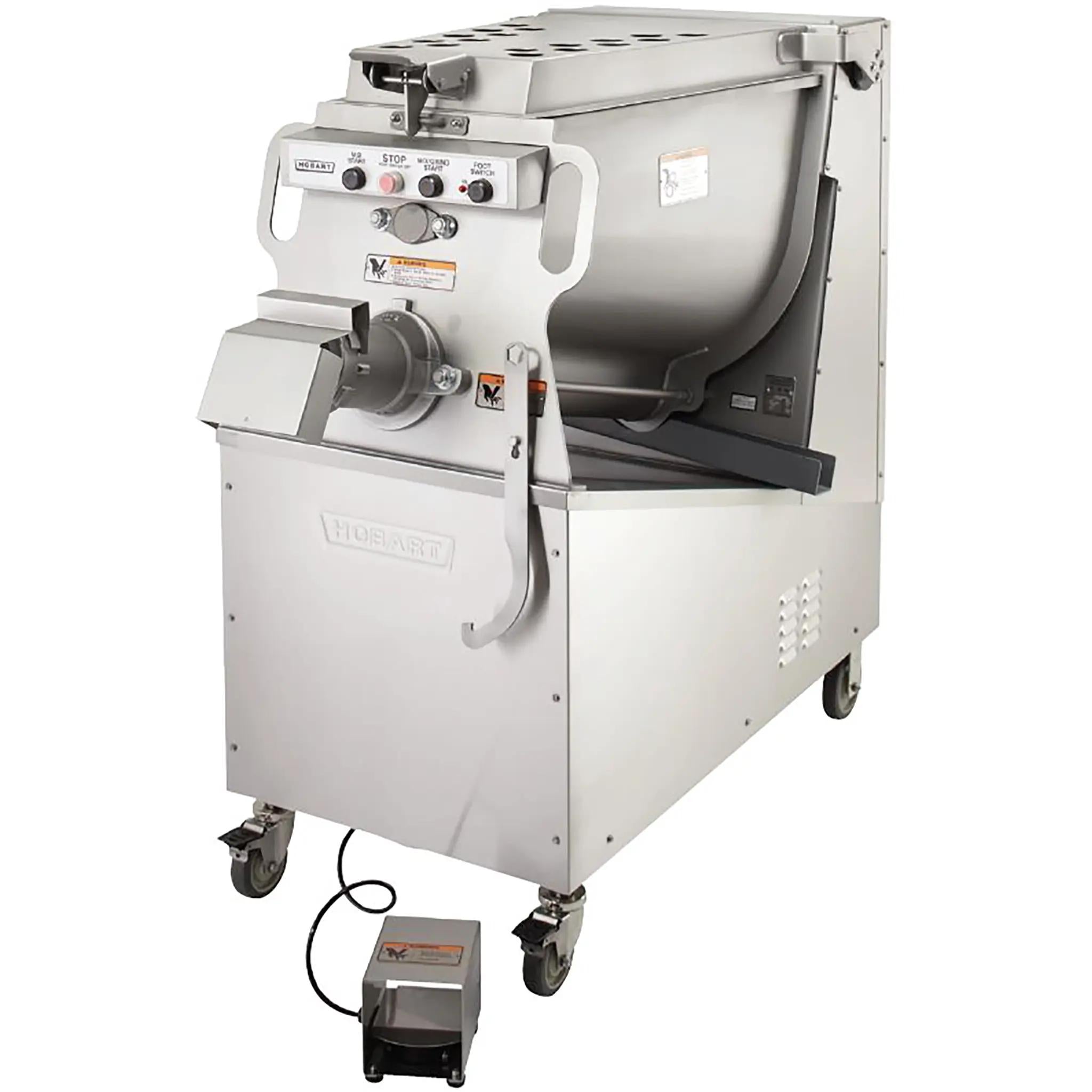 Hobart MG2032-1 Size 32 Meat Grinder/Mixer - 200 LBS Hopper Capacity,
