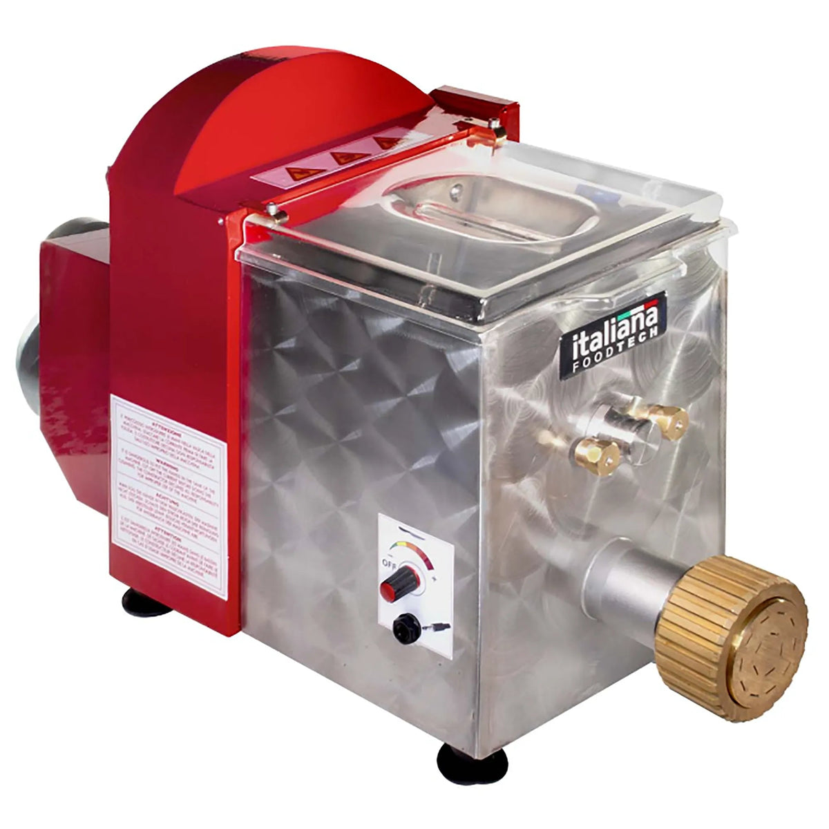 Italiana Food Tech IPE-18 Countertop Pasta Extruder - 5.5 LBS Hopper C ...