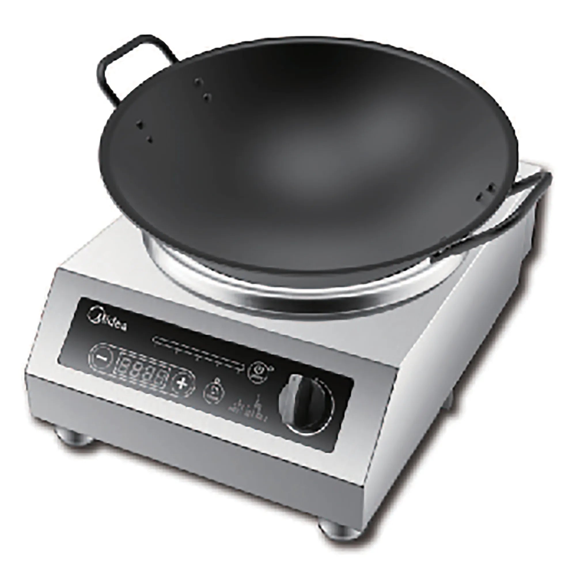 Midea MIC3400WK Countertop Induction Wok Range - 3400W, Single Burner