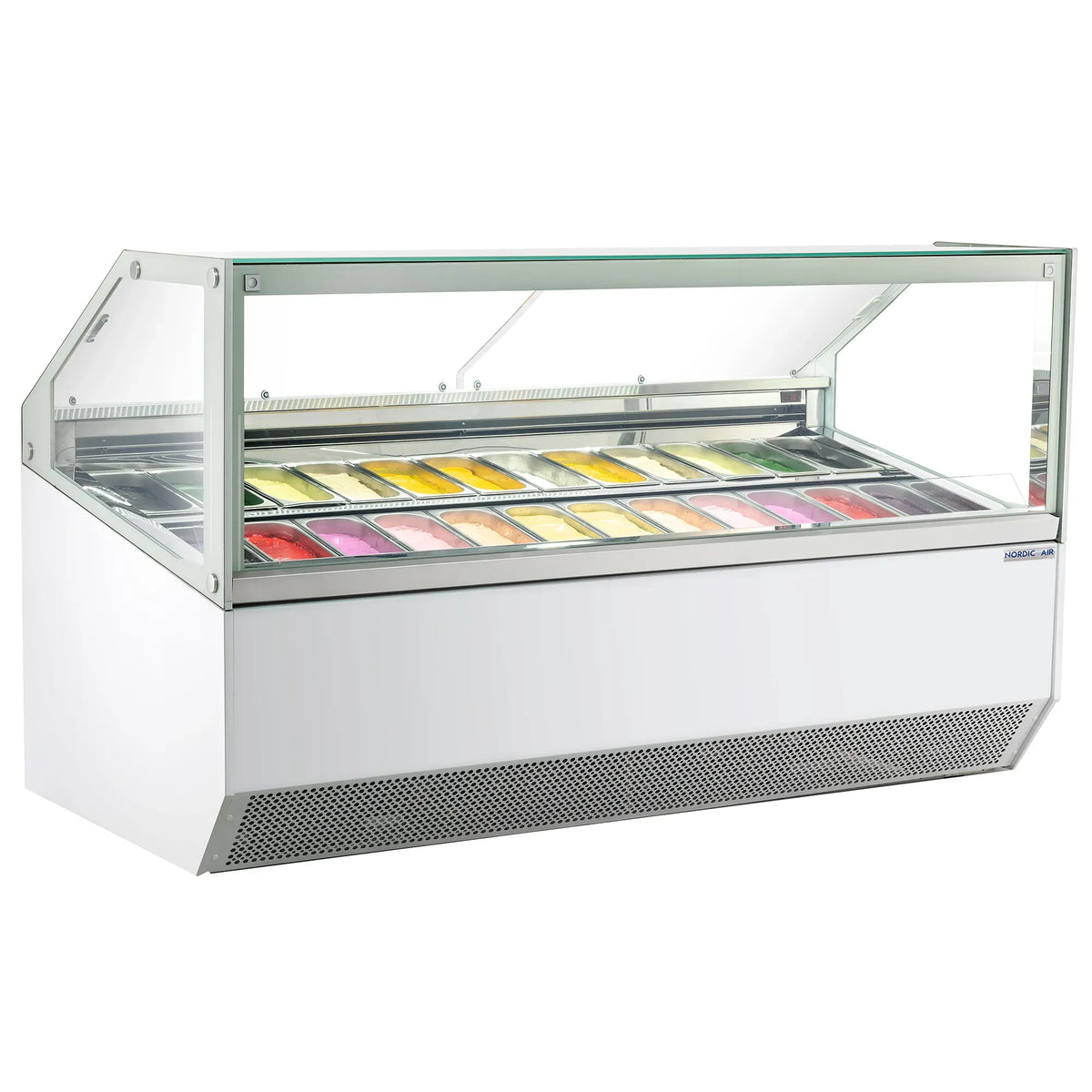 Nordic Air NGEL-24 88" Gelato Dipping Freezer - 24 Pan Capacity ...