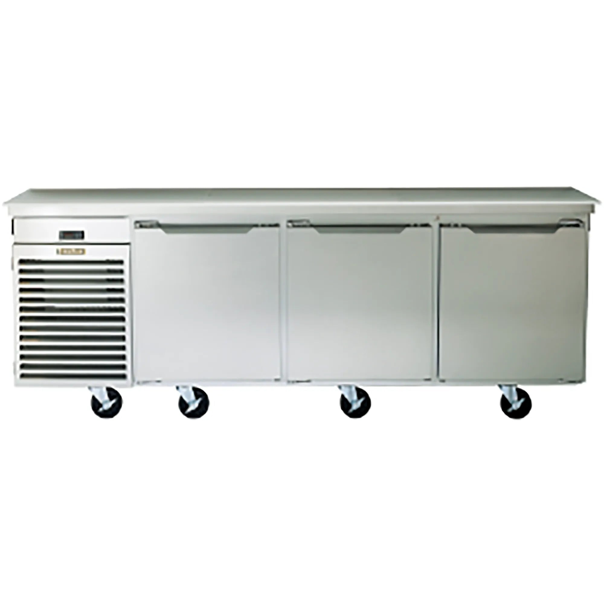 Traulsen TU100HT Triple Door 100" Side Mounted Refrigerated Work Table