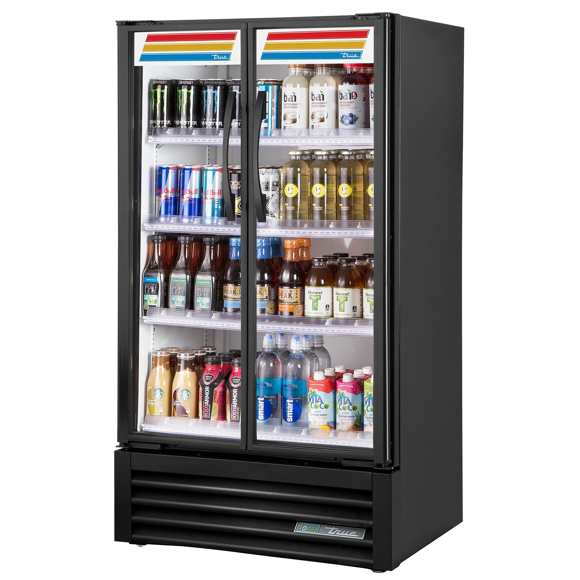 True Slim Line TVM-30SL-HC~VM03 Double Door 31" Wide Visual Glass Disp