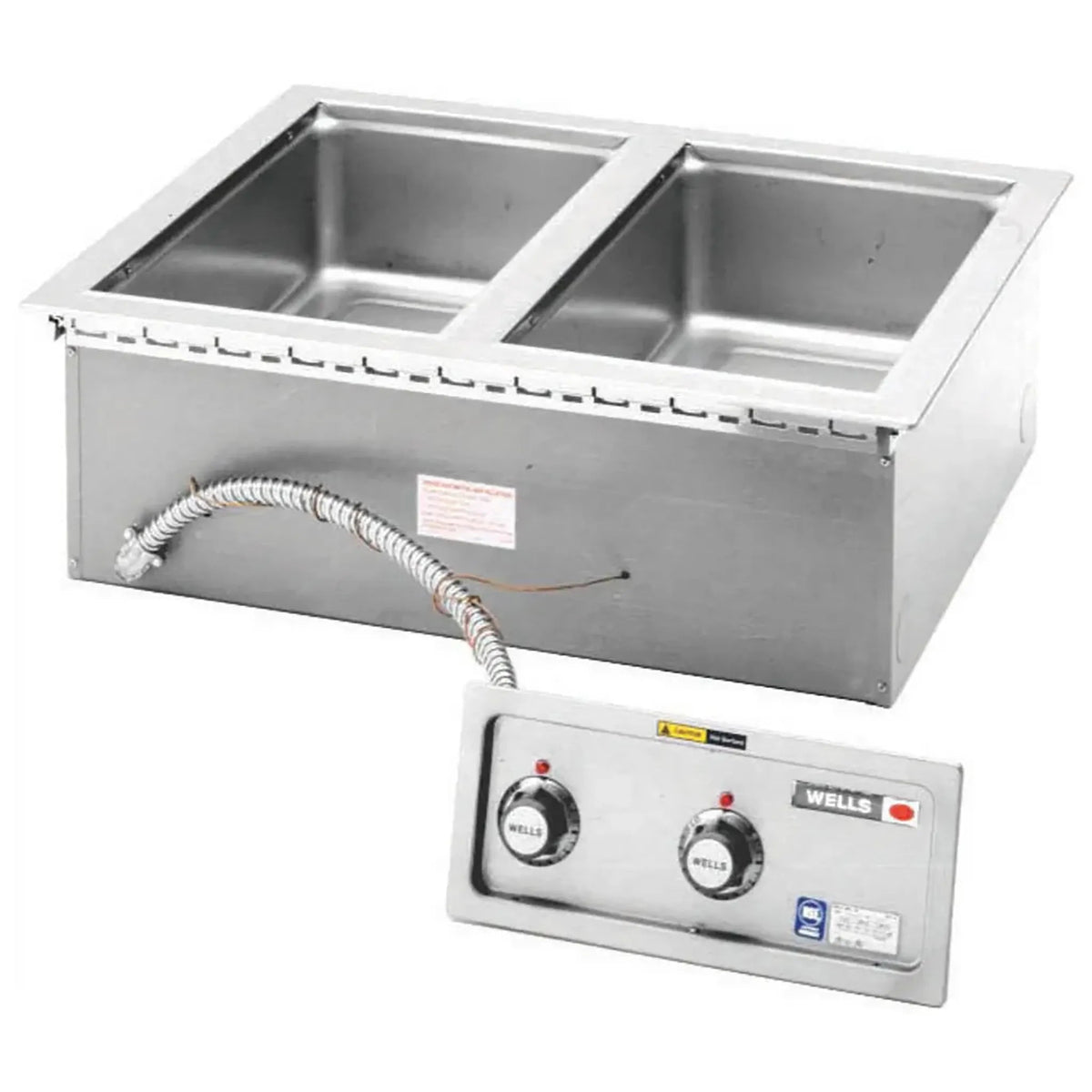 Wells MOD-200TDM Double Drop-in Insulated Hot Food Well — Phoenix Food ...