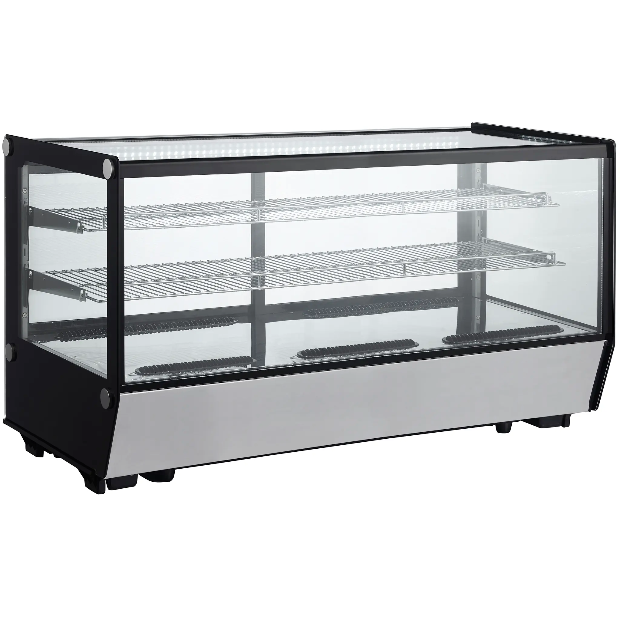 Nordic Air NSCP-48 Counter Top 48" Square Glass Refrigerated Pastry Di