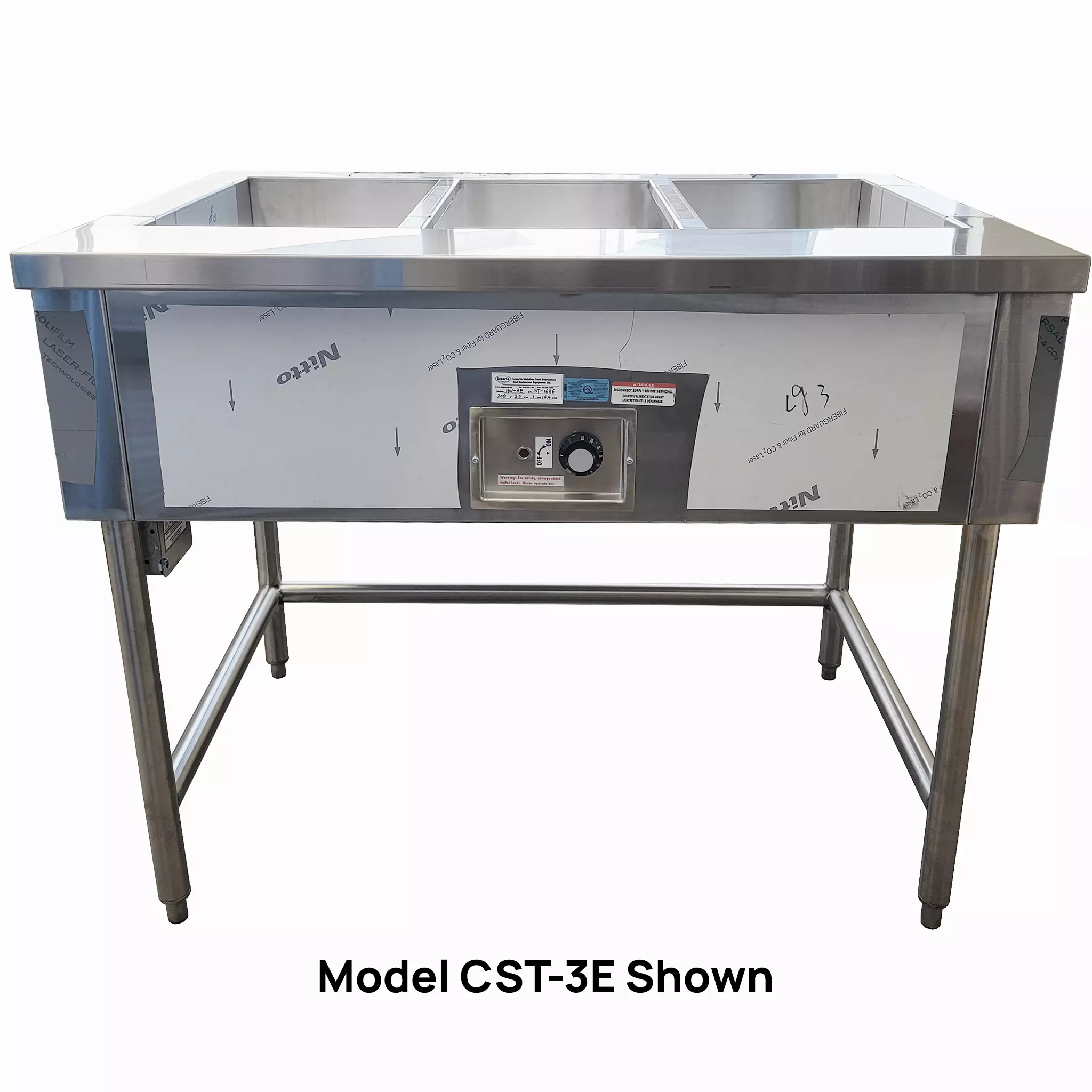Phoenix CST-4E Economy Steam Table - 4 Wells