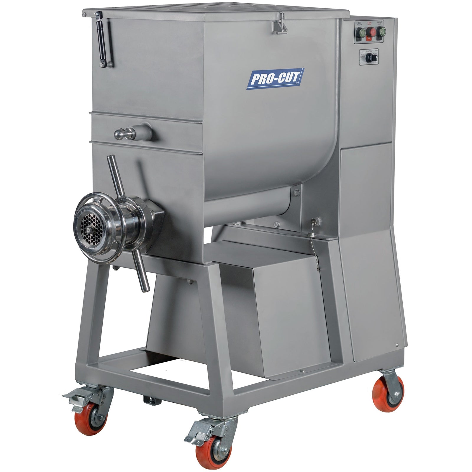 Pro-Cut KMG-32 Size 32 Meat Grinder/Mixer - 110 LBS Hopper Capacity, 7